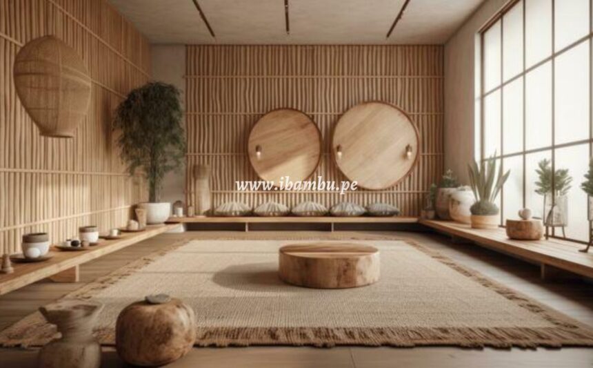 Tipos de revestimientos naturales para interiores con bambú o caña ...